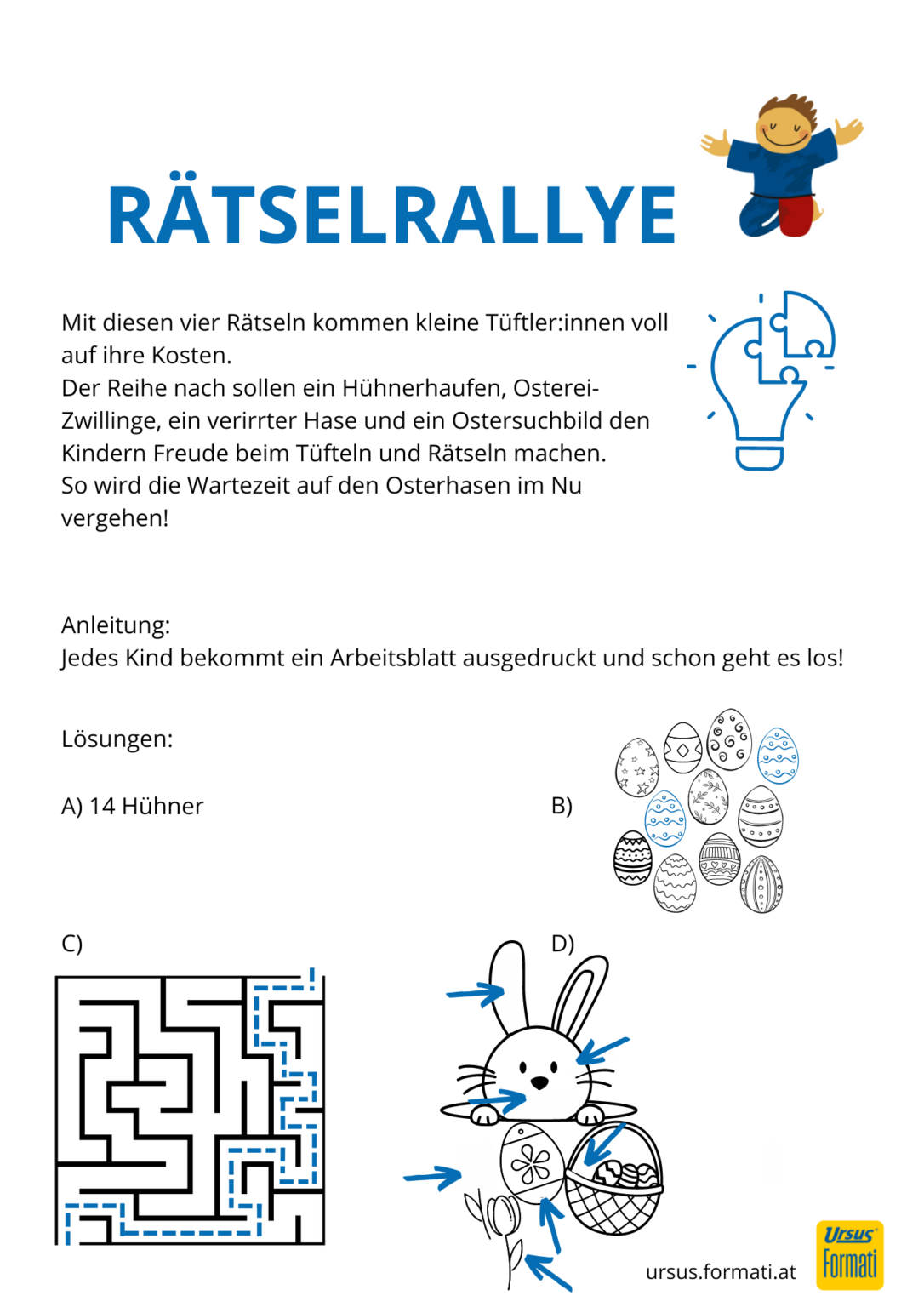 Oster-Rätselrallye - Ursus Formati Lehrer:innen